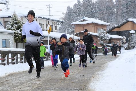 新春走り初め大会 長野県中野市