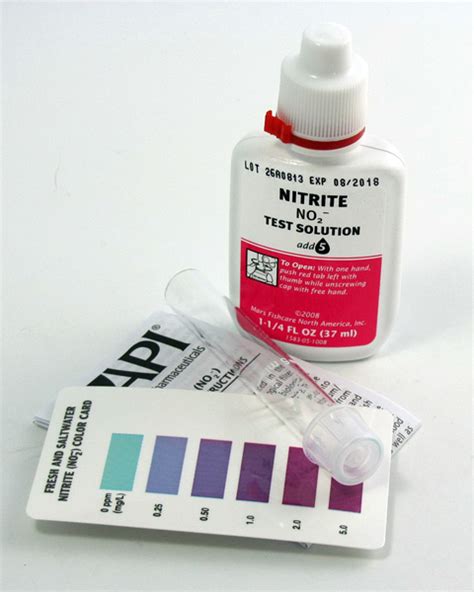 API Nitrite Test Kit FW SW Tests Includes Directions Tip