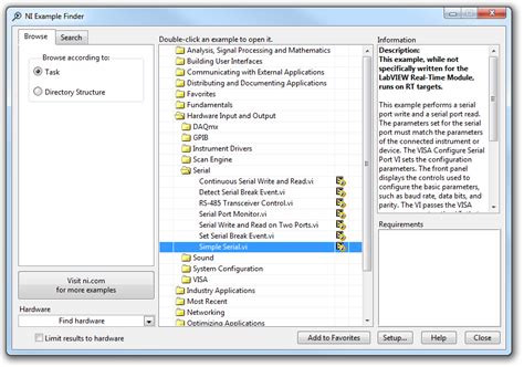 labview serial port hyperterminal free loanscolor