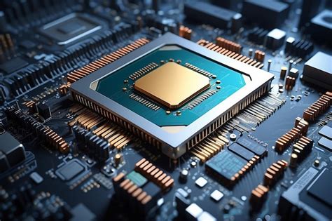 Central Computer Processors Cpu Concept Motherboard Digital Chip Tech