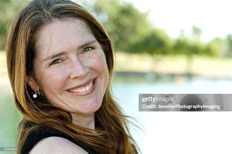 Natural Mature Woman Stockfoto Getty Images