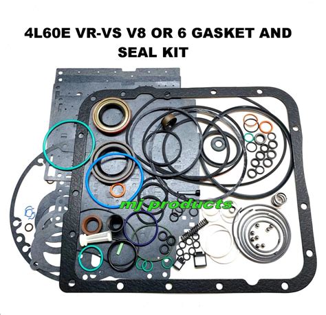 4l60E Rebuild Kit 93 99 Gaskets Seals O Rings Full Kit With Piston Seals Vr Vt MJ Products
