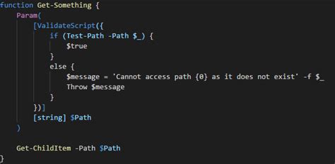 Validatescript Highlighting Very Incorrect · Issue 65 · Powershell