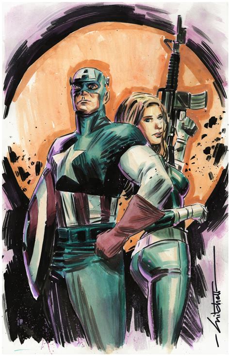 Mitch Breitweiser Captain America And Sharon Carter In Alberto