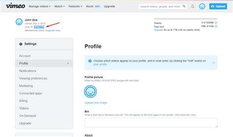 How To Get Your Vimeo Username Help Center And Knowledgebase