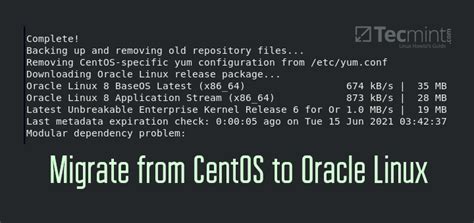 How To Migrate From Centos To Oracle Linux