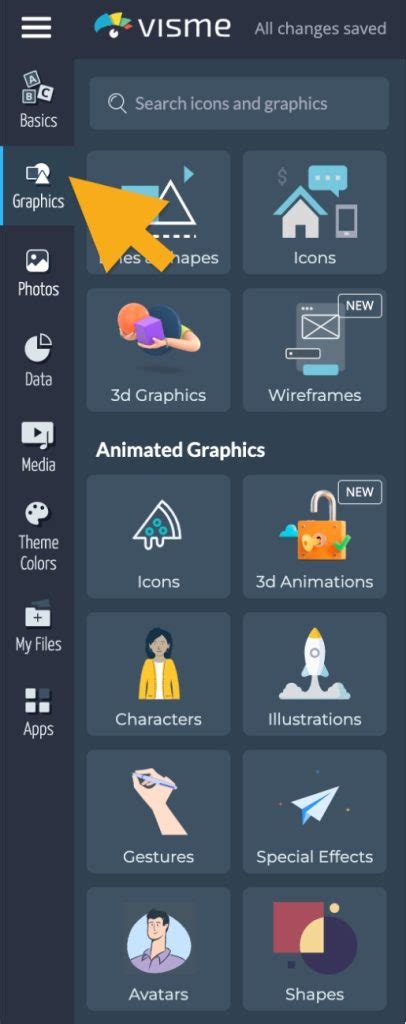 adding graphics to your projects visme