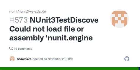 Nunit3testdiscoverer Could Not Load File Or Assembly Nunitengine