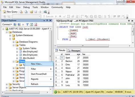 Sql Server创建视图详细步骤图解 Sql Server Srcmini