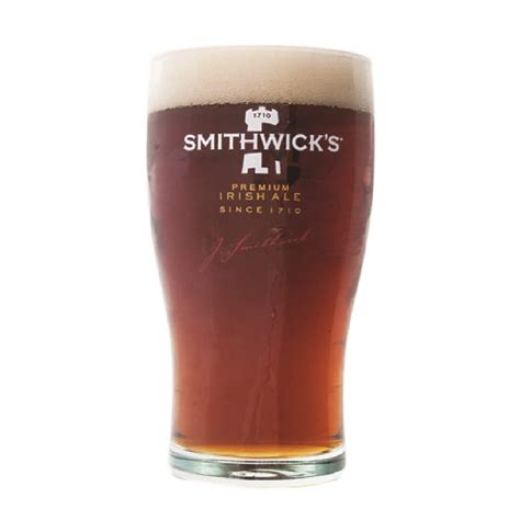 Smithwicks Irish Red Ale Pint Glass Set Of 2 Glasses Uk