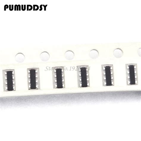 100pcs Smd Exclusion 0603 8p4r 2 4p 470 Ohm 470r Network Resistor Array