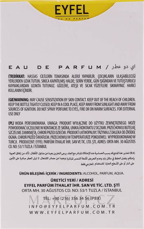 Eyfel Perfum M-1 - Parfémovaná voda | Makeup.cz