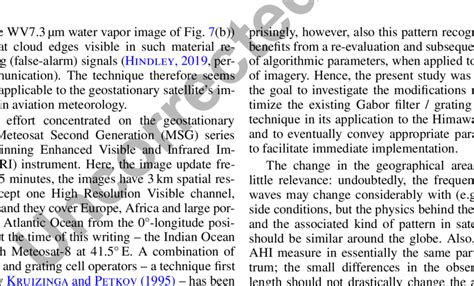 Himawari 8 Images Recorded On 20 March 2019 0700 Utc Showing