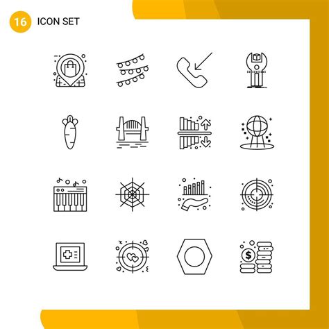Set Of 16 Commercial Outlines Pack For Kit App Celebtare Sdk Outgoing