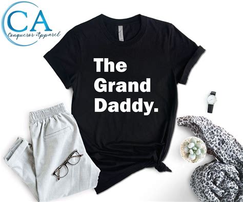 The Grand Daddy Shirt Fathers Day T Tee Etsy