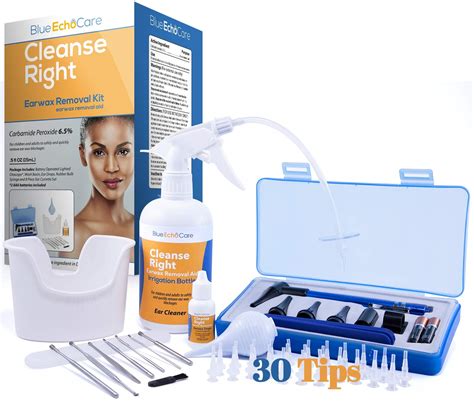 Cleanse Right Ear Wax Removal Tool Kit Usa Made 5oz Ear Drops Usa