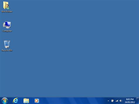 Default Windows 7 Desktop