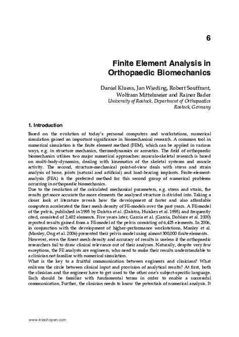 pdf finite element analysis