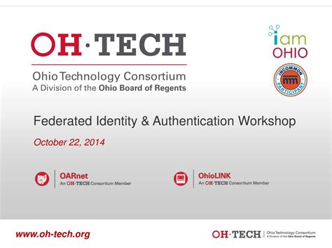 Ppt Federated Identity And Authentication Workshop Powerpoint
