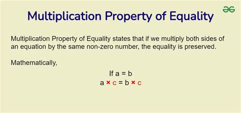 multiplication property
