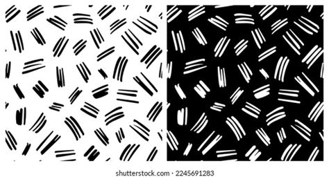 Set Abstract Circles Black White Seamless Stock Vector Royalty Free 2206730419 Shutterstock