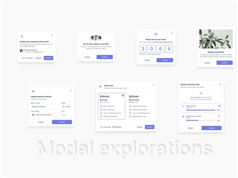 Modals By Oghenetega On Dribbble