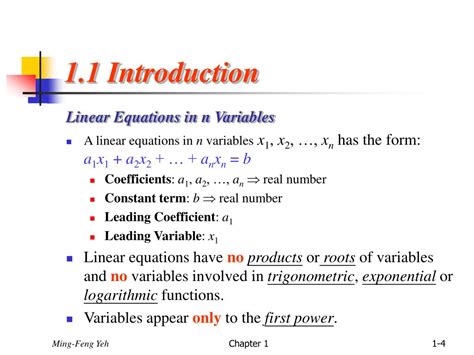 Ppt Chap 1 Systems Of Linear Equations Powerpoint Presentation Free