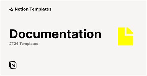 Documentation Templates Notion Marketplace