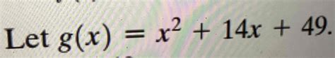 Solved Let G X X X Find X Chegg Com