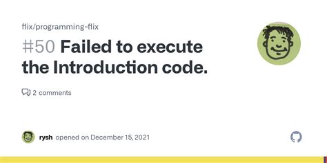 Failed To Execute The Introduction Code · Issue 50 · Flixprogramming Flix · Github