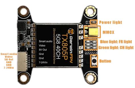 Darwin Fpv Video Transmitter Vtx 2 • Team Ncrc