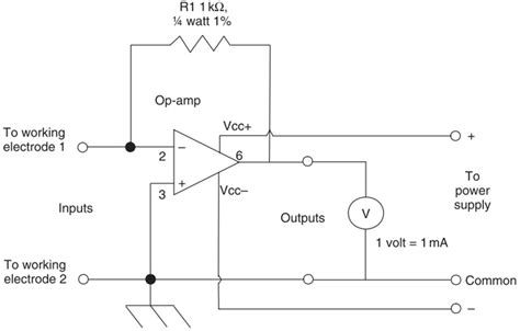 A Common Circuit For A Zero Resistance Ammeter Reprinted With Download Scientific Diagram