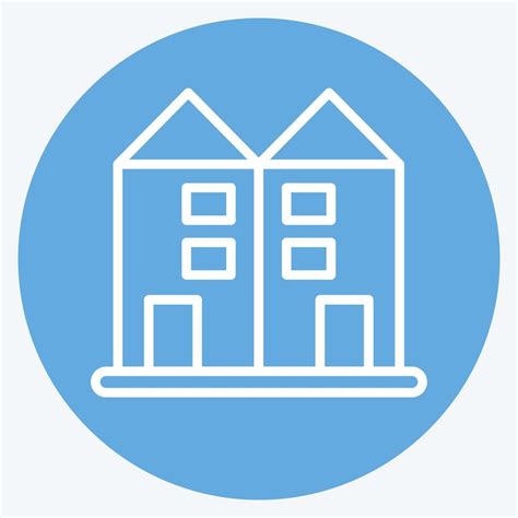 Condominio Icono Adecuado Para El Símbolo De La Educación Estilo De
