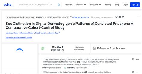 Sex Distinction In Digital Dermatoglyphic Patterns Of Convicted
