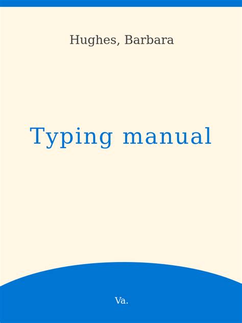 Typing Manual