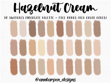 Beige Color Chart
