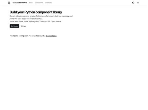 Basic Components By Basicmachines Co A Undefined Template Built At Lightspeed