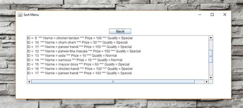 Java Project Of Restaurant Dish Menu System With File Handling Java Io With Code