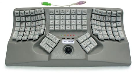KBC TB Maltron Ergonomic Two Handed Trackball Keyboard Data Sheet