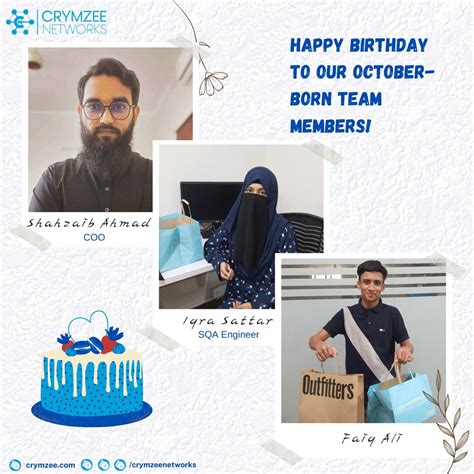 Crymzee Networks Pvt Ltd On Linkedin Octoberborn Happybirthday