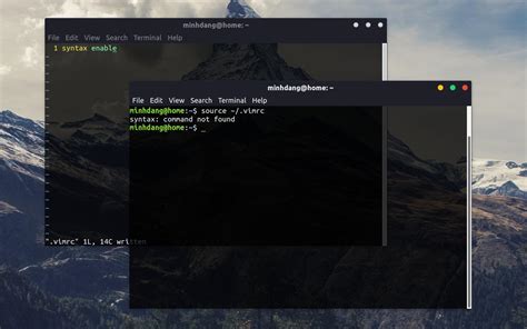 Vim Vimrc Error Syntax Command Not Found Stack Overflow