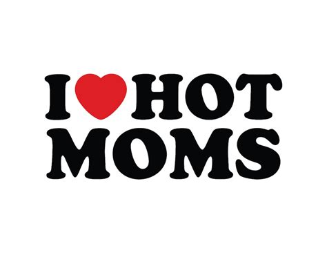 I Love Hot Moms Svg Png I Love Hot Moms Inspired Logo Milf Svg Logo Etsy