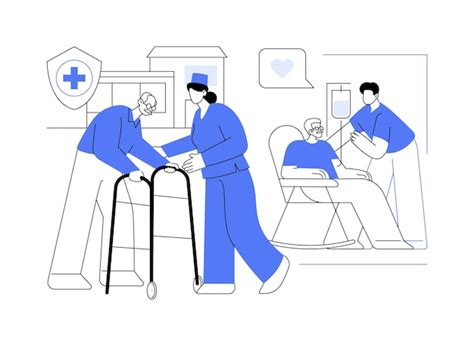 Premium Vector Assisted Living Facility Abstract Concept Vector