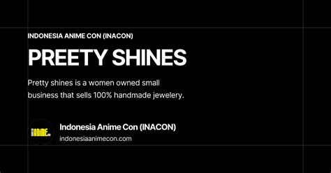 Preety Shines · Indonesia Anime Con Inacon
