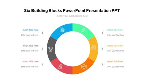 Six Building Blocks PowerPoint Presentation PPT PPTUniverse