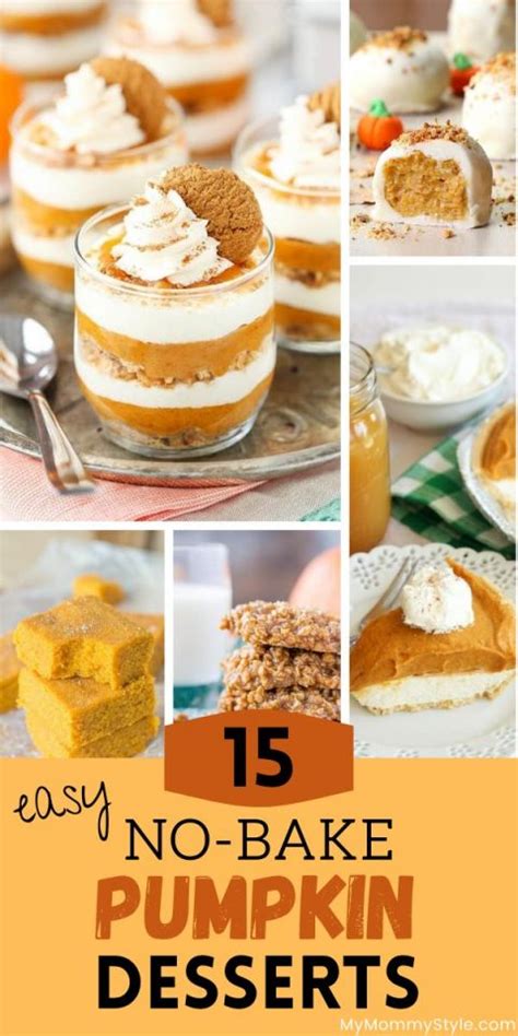 15 Easy No Bake Pumpkin Desserts My Mommy Style