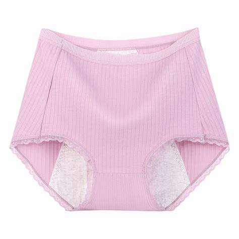 Faiwad Womens Plus Size Cotton Underwear High Waisted Stretch Hipster