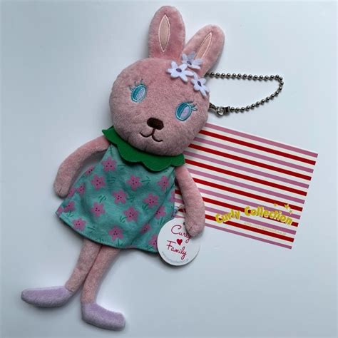 ラスト1点 レア キッズちゃんに うさぎ ローラ カーリーコレクション ガマ口バッグ 大きなバッグチャームとしてもカーリーコレクション