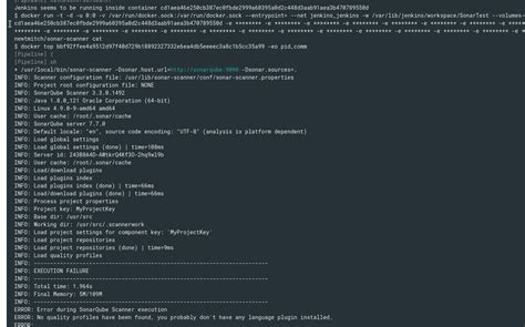 Sonarqube Running Tests From Jenkins Pipeline From Docker Dev Community