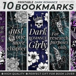 Smut Book Reader Bookmark PNG Quote Book Mark For Reader Gothic Bookmark Gift For Book Club